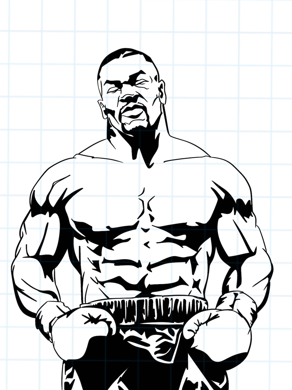 Mike Tyson SVG Iron Mike Clipart - Etsy