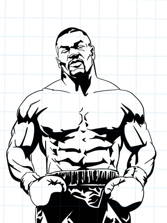 Mike Tyson Stencil