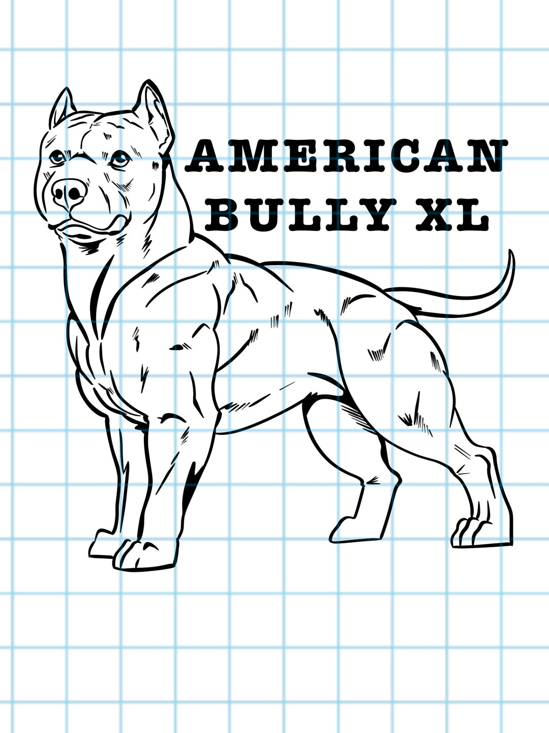 American Bully SVG CUTFILE - Etsy