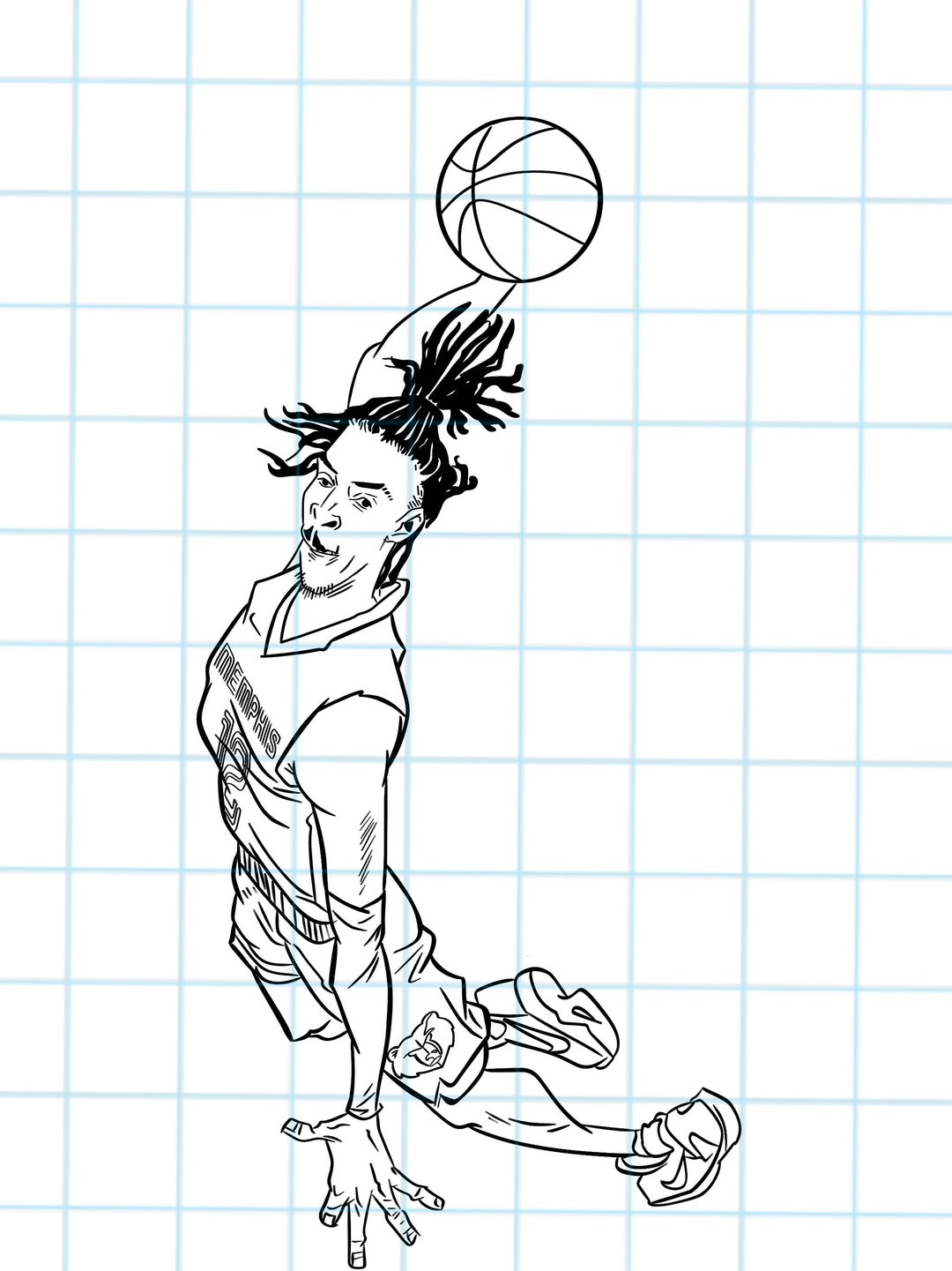 Ja Morant Wall Art. SVG . Tshirt Design - Etsy