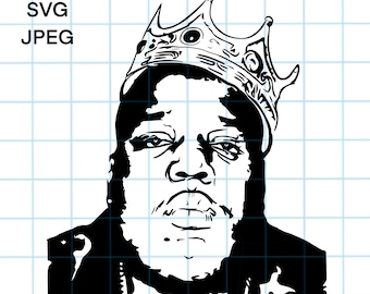 Notorious Big Stencil - Etsy