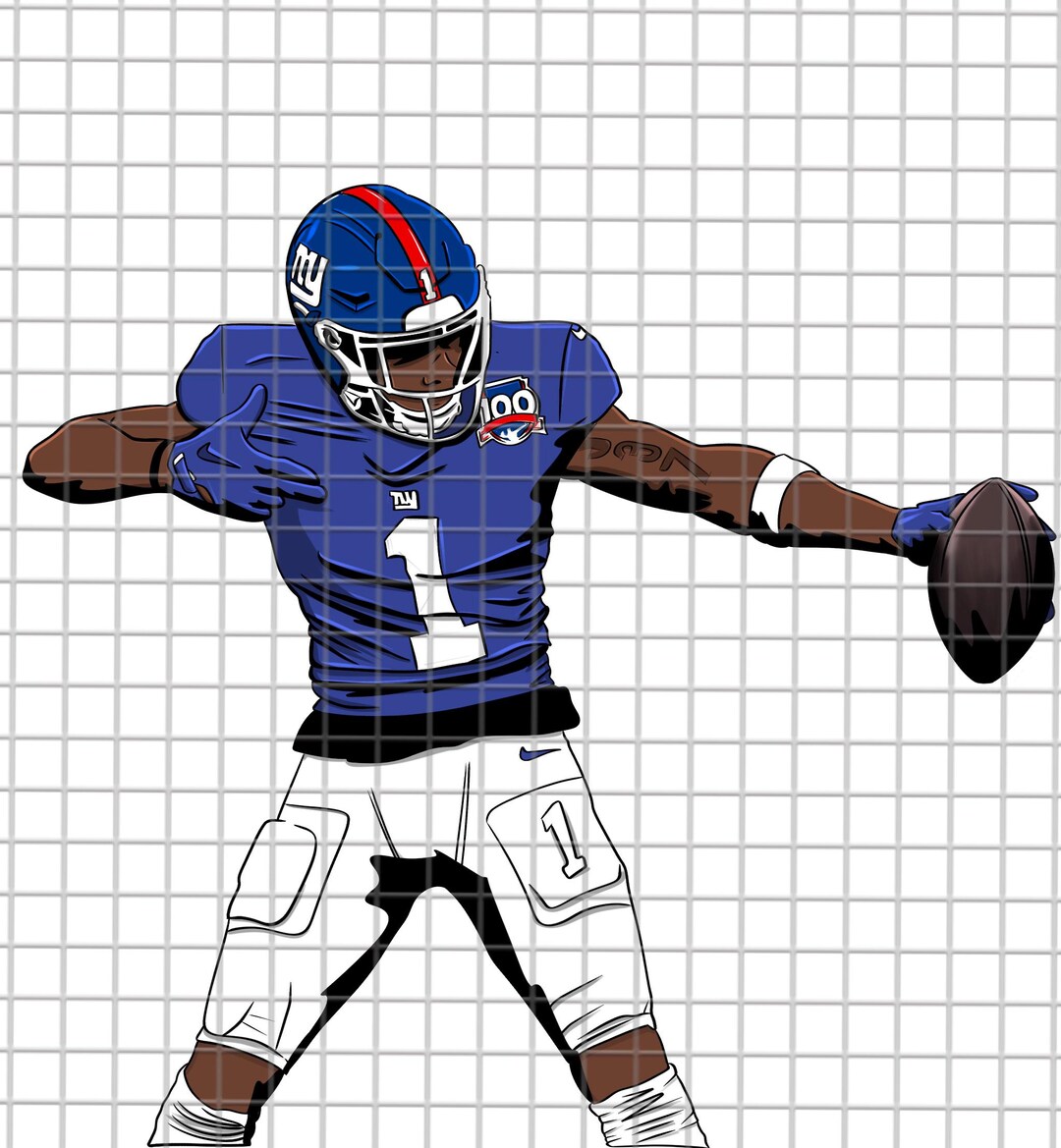 Malik Nabers Svg Png Files Print or Designs - Etsy