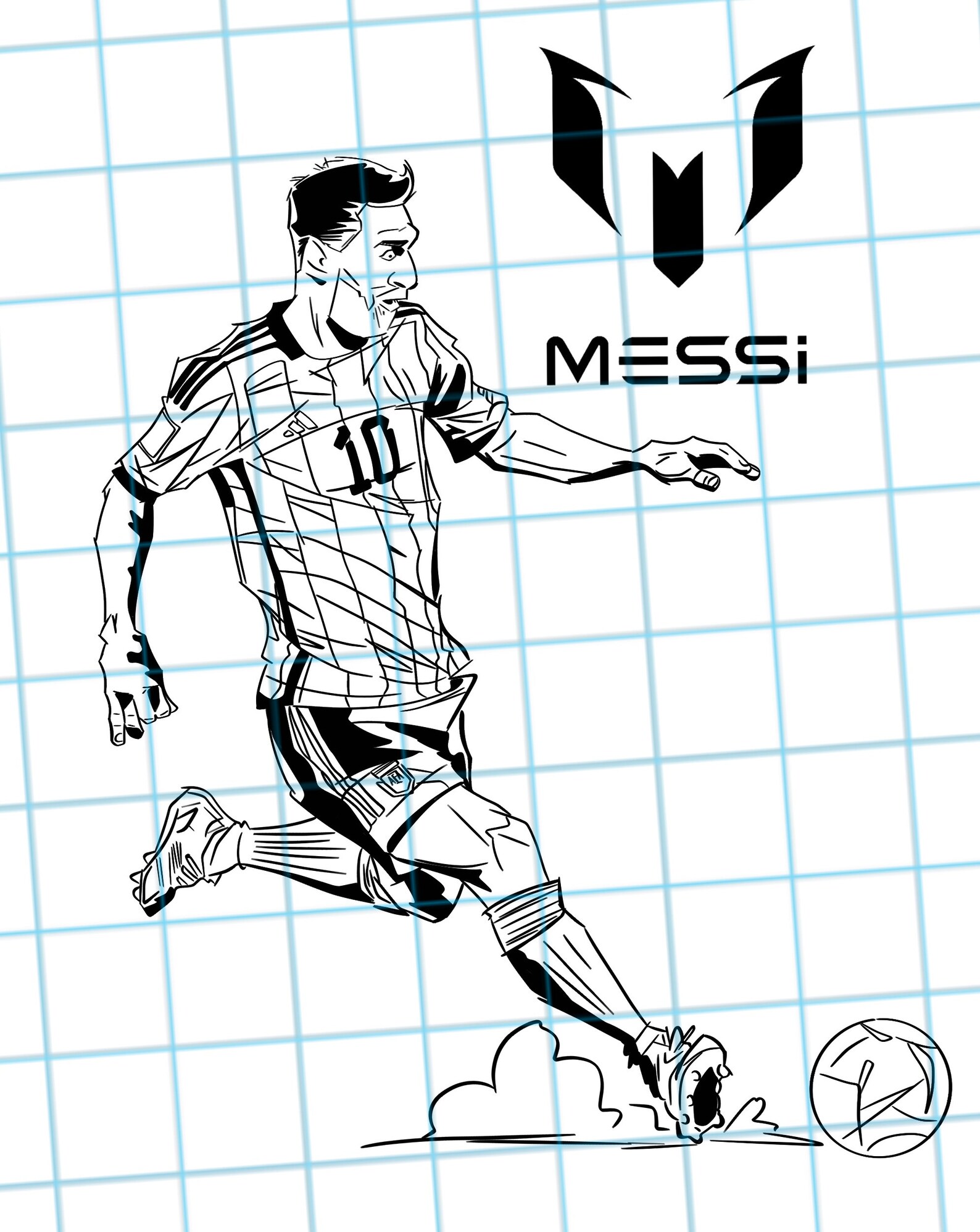 Leonel Messi SVG - Etsy