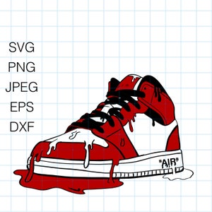Sneaker Drip Svg, Sneaker Image for Tshirt Design. - Etsy