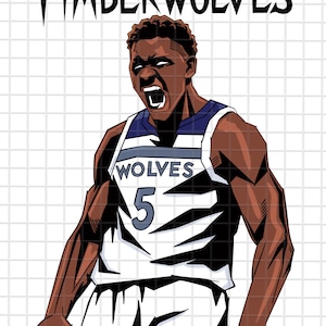 Anthony Edwards Svg File Tshirt Design - Etsy Canada