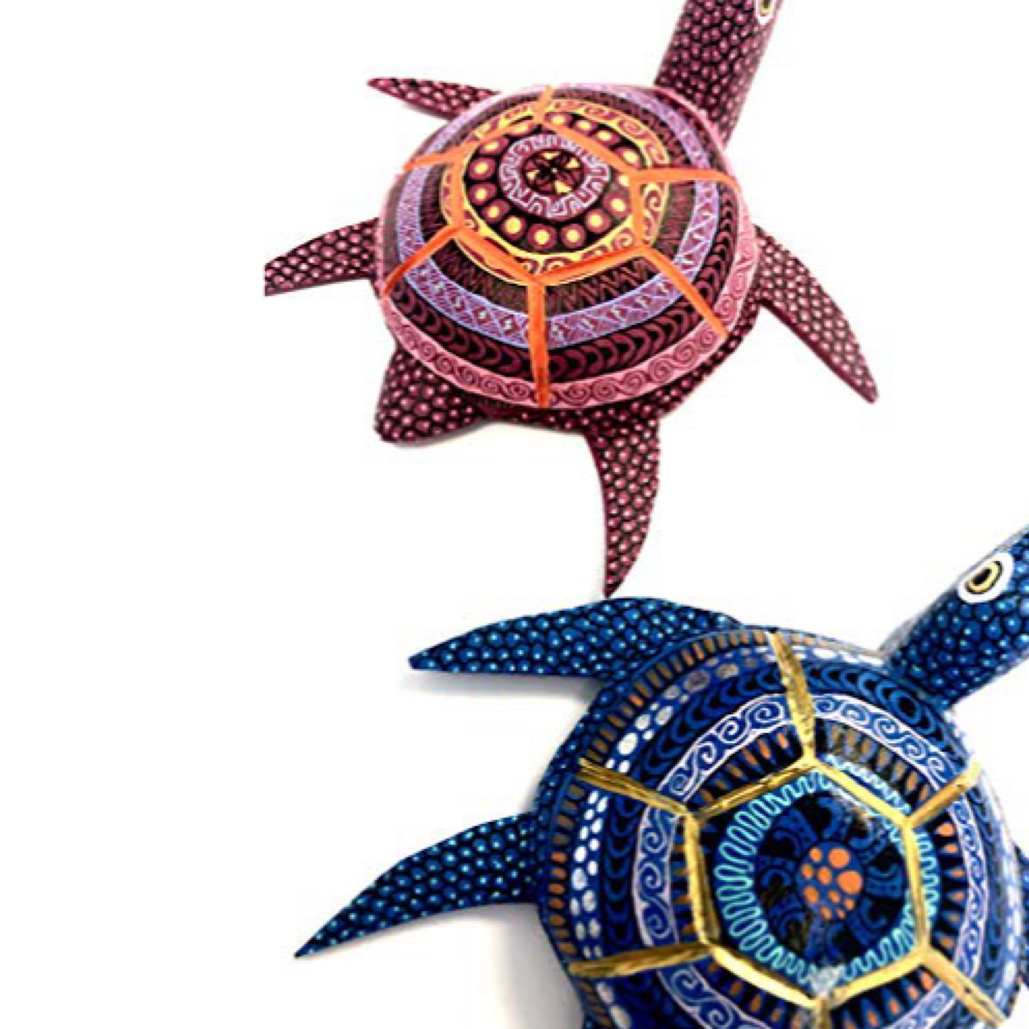 Turtle Alebrije Handmade Wooden Carving Mexican Alebrije, Signed by ...
