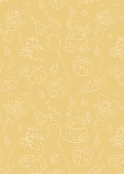 Gold Happy Birthday Card - Etsy