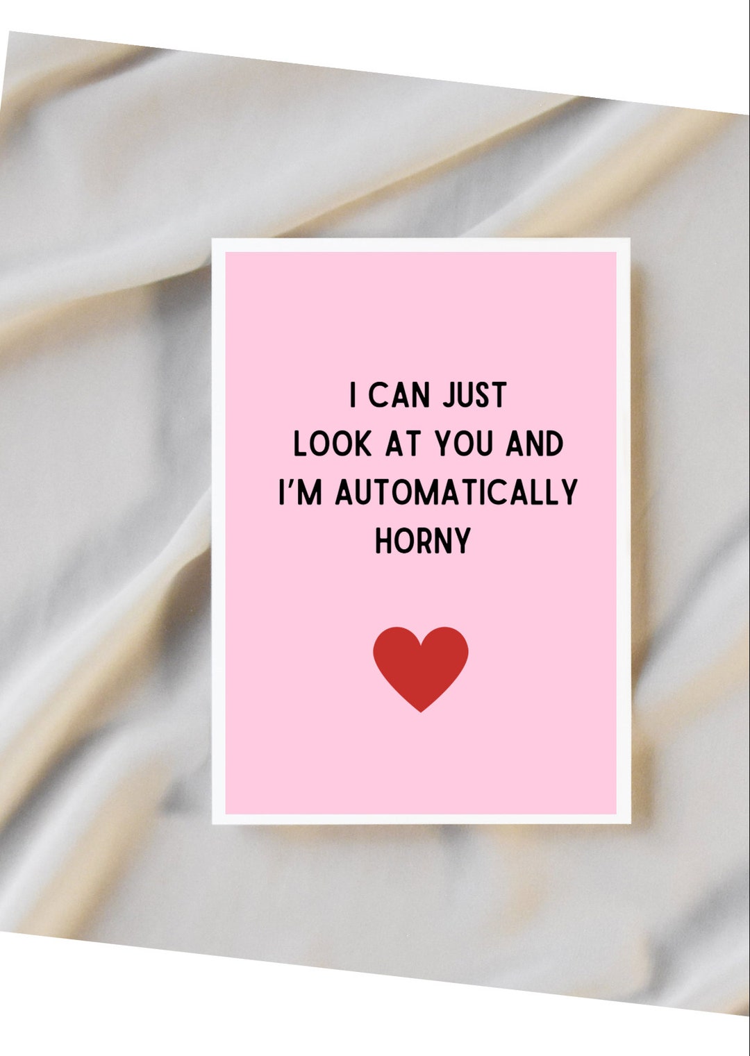 Dirty Valentine Card for Him Raunchy Valentine Card for Husband ...