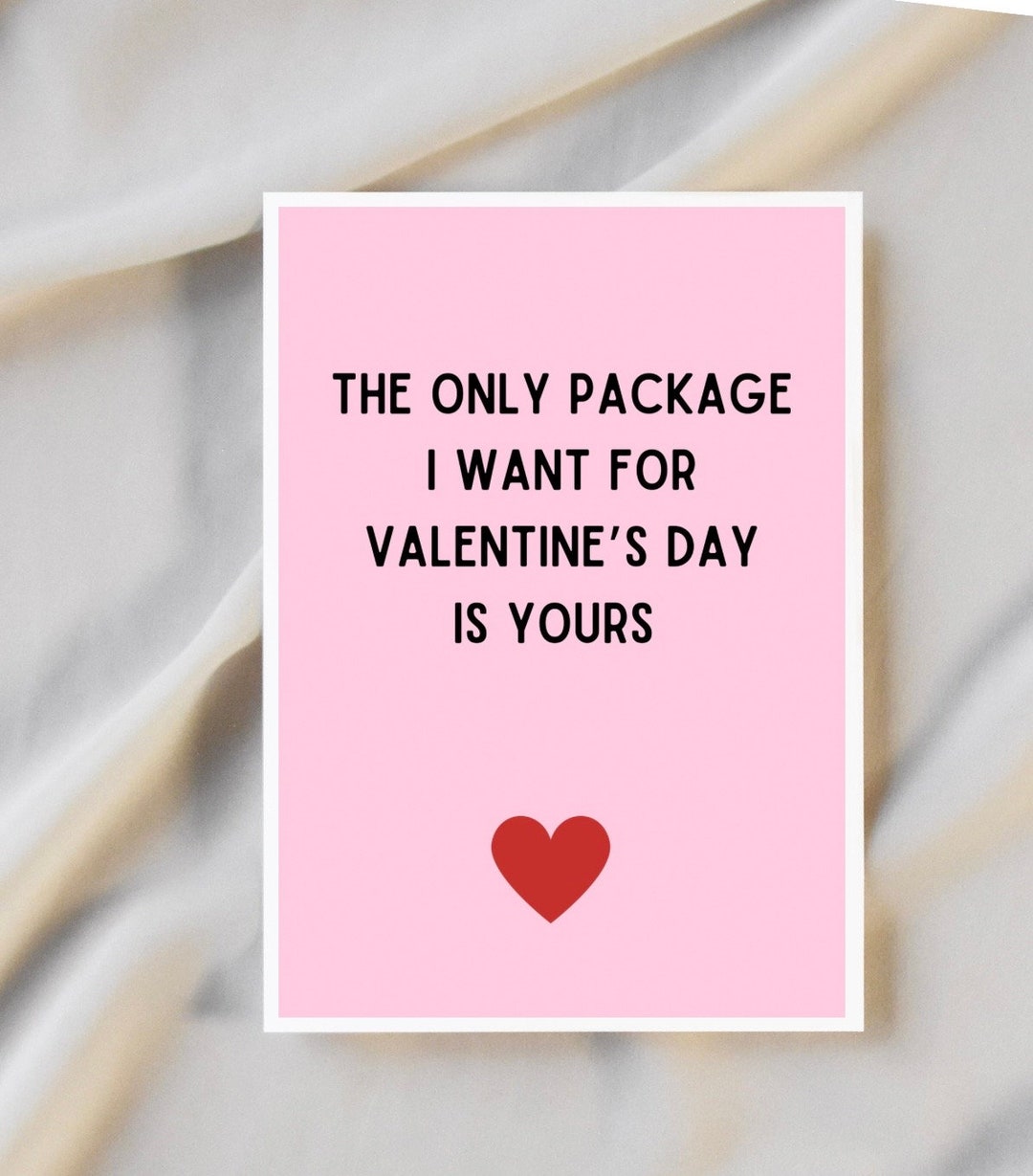 Raunchy Valentine's Day Card for Him: Dirty Gift - Etsy