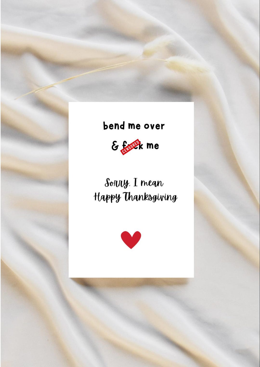 Raunchy Thanksgiving Card for Husband/boyfriend - Etsy
