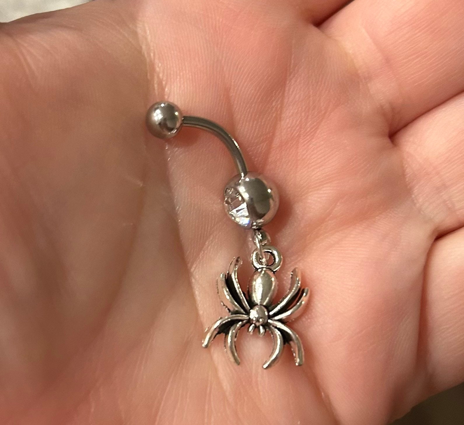 Girl Belly Ring Gothic Chick