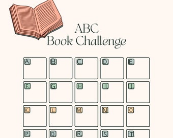 Reading Challenge Book - Etsy