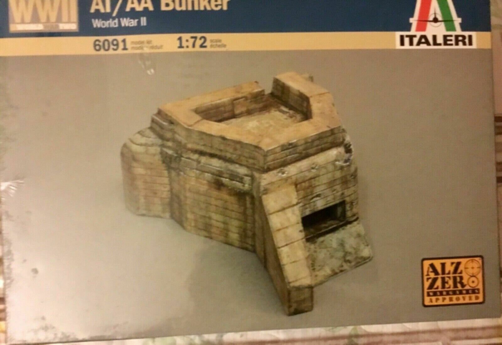 Bum 1/72 WWII Soldiers,marx Cannon,italeri Bunker Kit, Corgi Halftrack ...