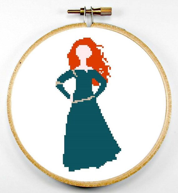Merida Cross Stitch Pattern Instant Download - Etsy Ireland