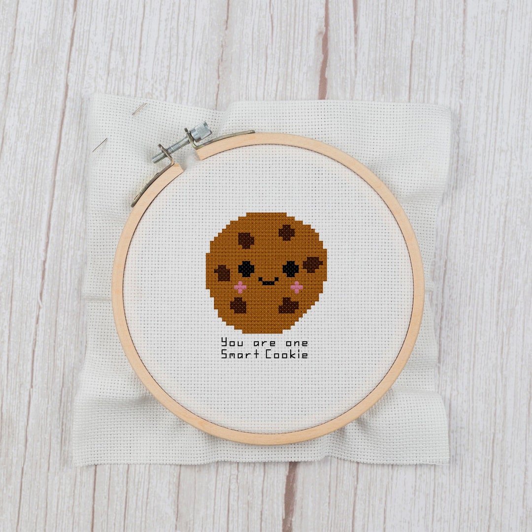 Smart Cookie Mini - Counted Cross Stitch Instant Download, DIY ...