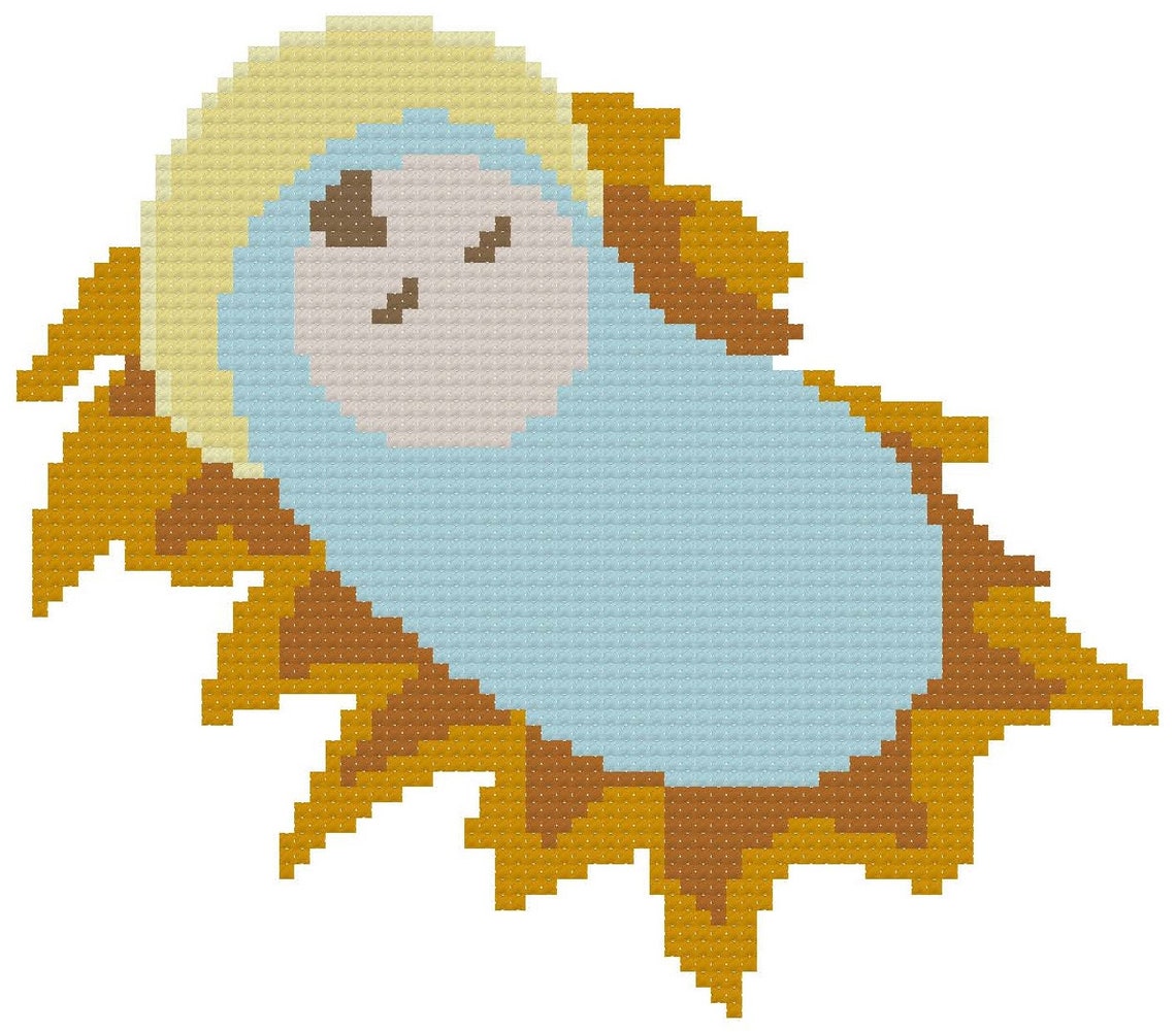 Baby Jesus Cross Stitch Pattern Instant Download | Etsy