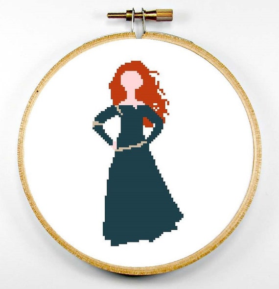 Merida Cross Stitch Pattern Instant Download | Etsy