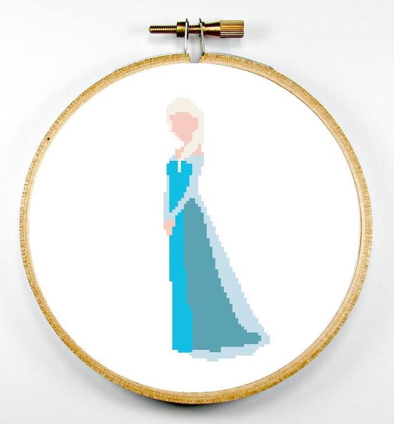 Elsa Cross Stitch Pattern Instant Download - Etsy