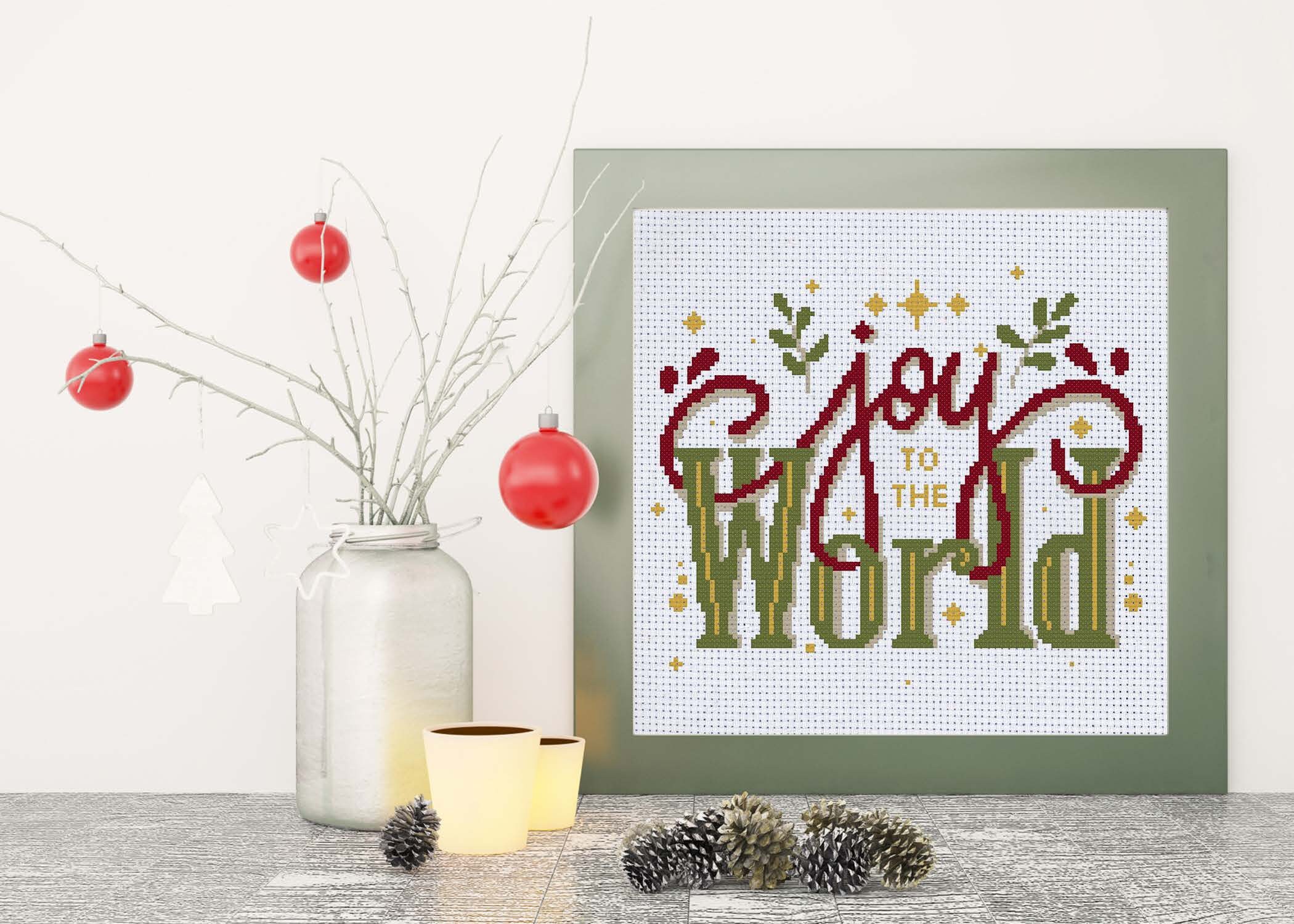 Joy to the World Cross Stitch Pattern Instant Download - Etsy