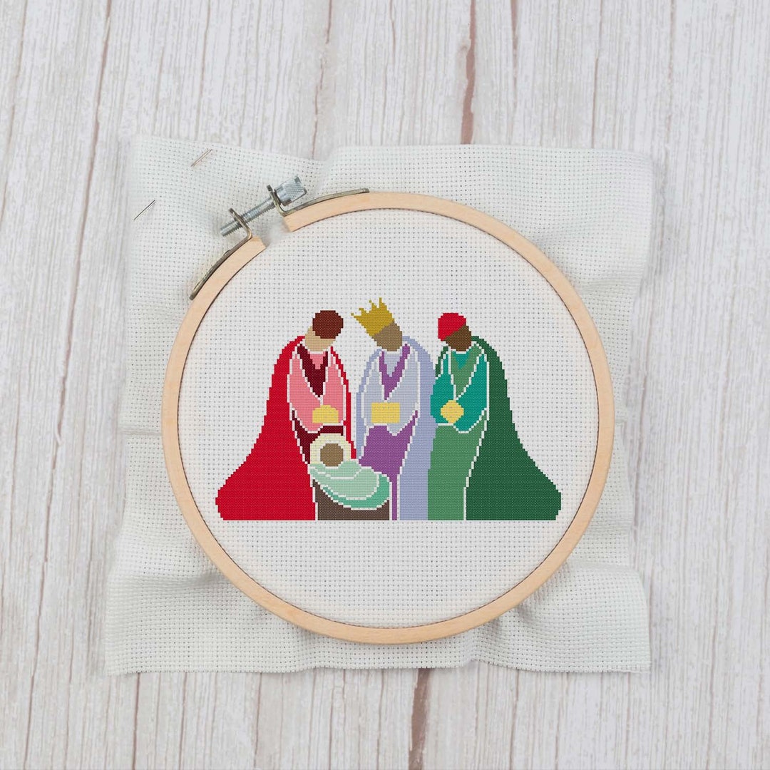 Gifts for a King - Cross Stitch Pattern Digital Download, DIY Christmas ...