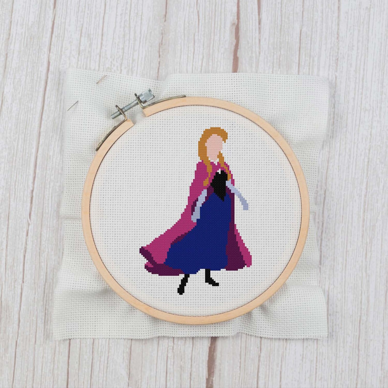 Anna - Cross Stitch Pattern Instant Download, DIY Girl Gift, Strong ...