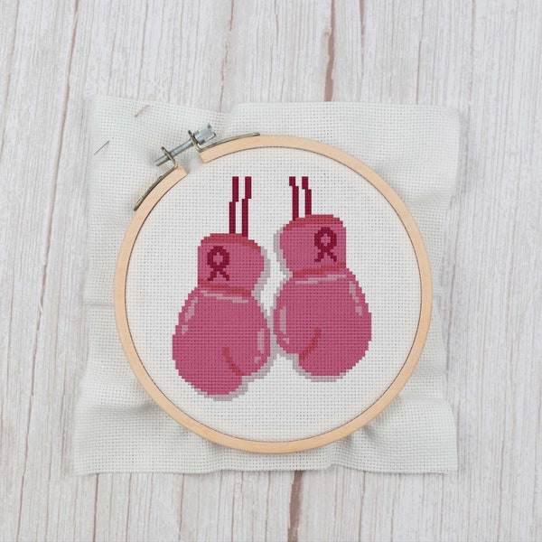 Breast Cancer Cross Stitch Pattern - Etsy