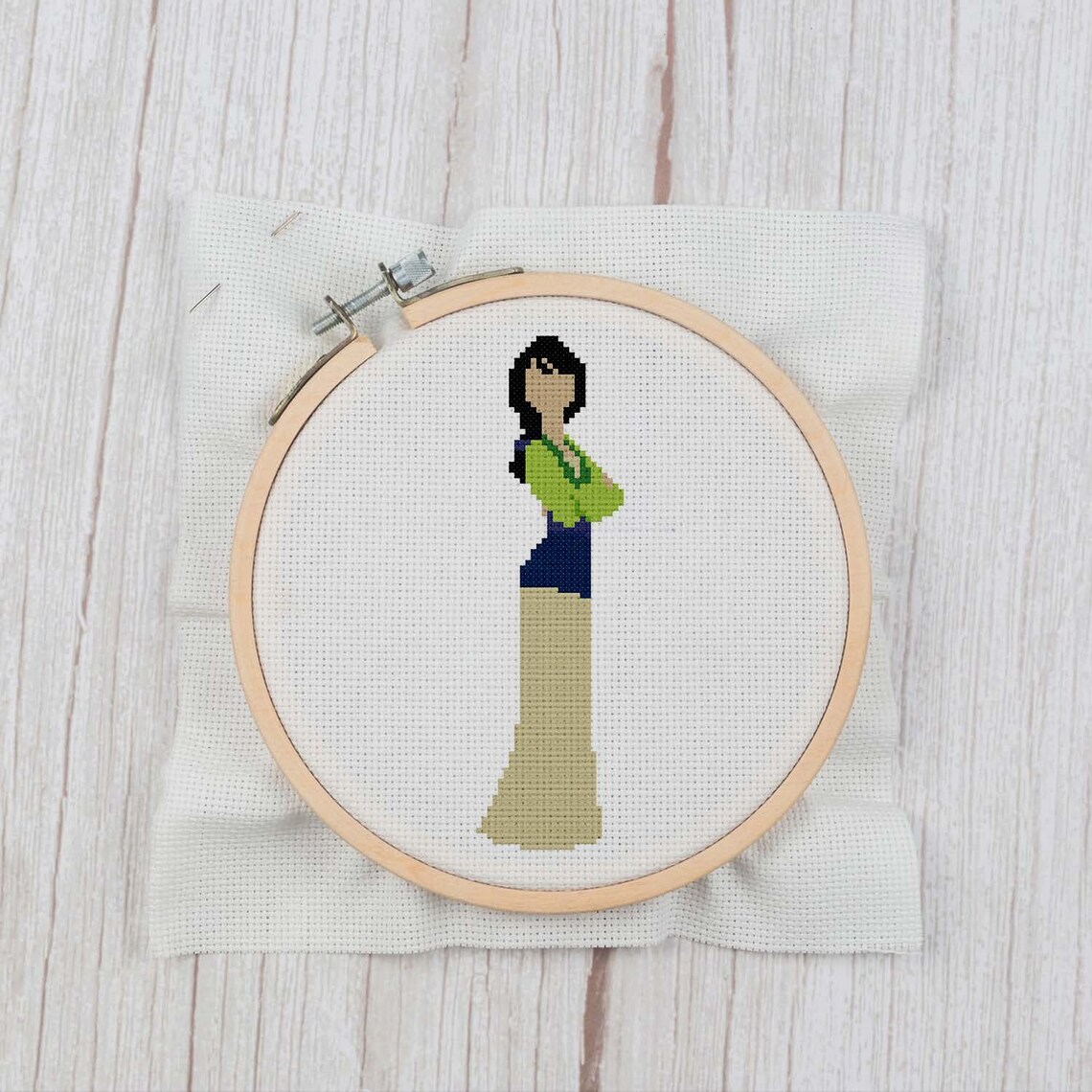 Mulan - Cross Stitch Pattern Instant Download, DIY Girl Gift, Strong ...