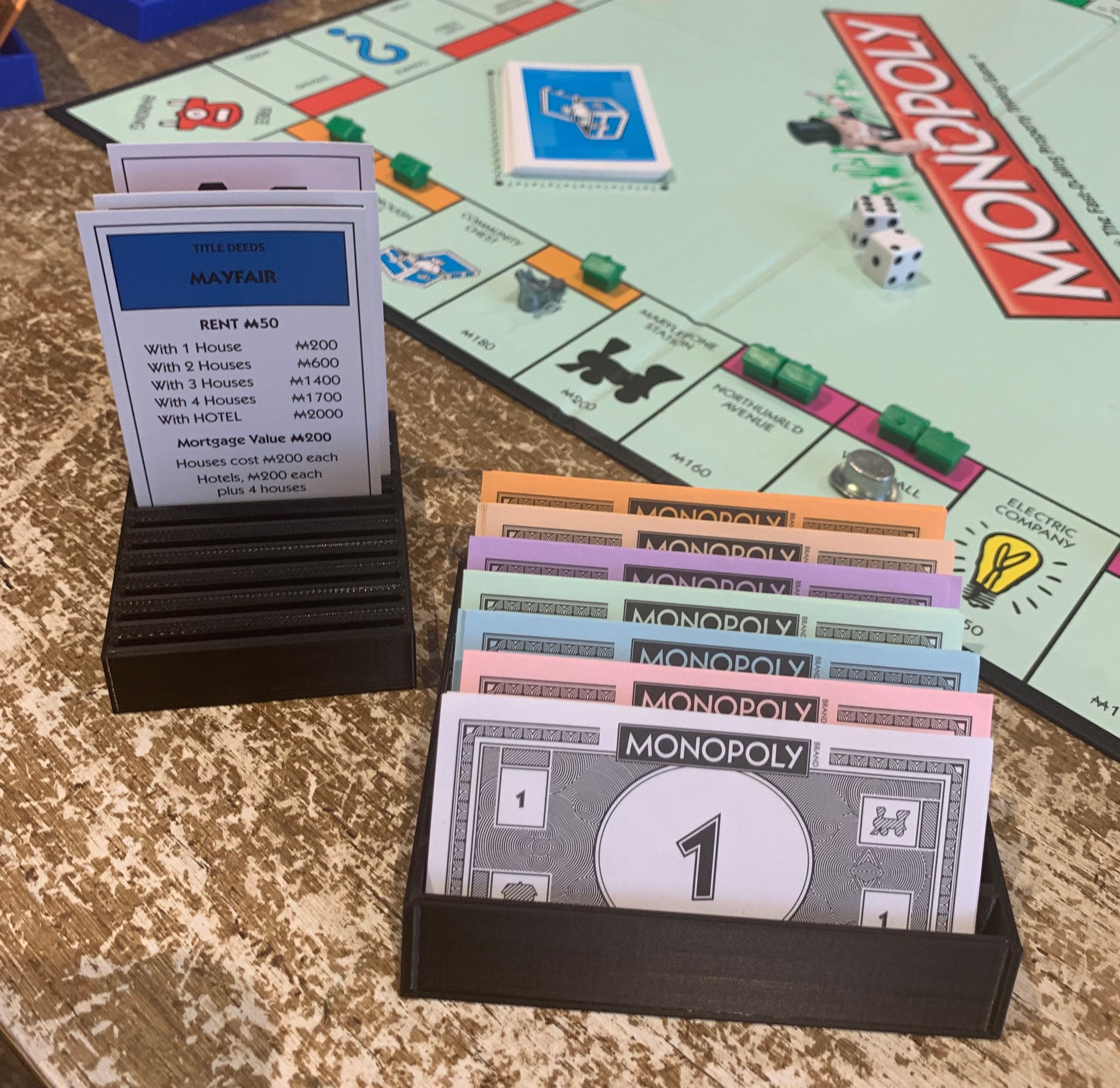 Monopoly Money Banknote Cash Holder for Holding Boardgames - Etsy