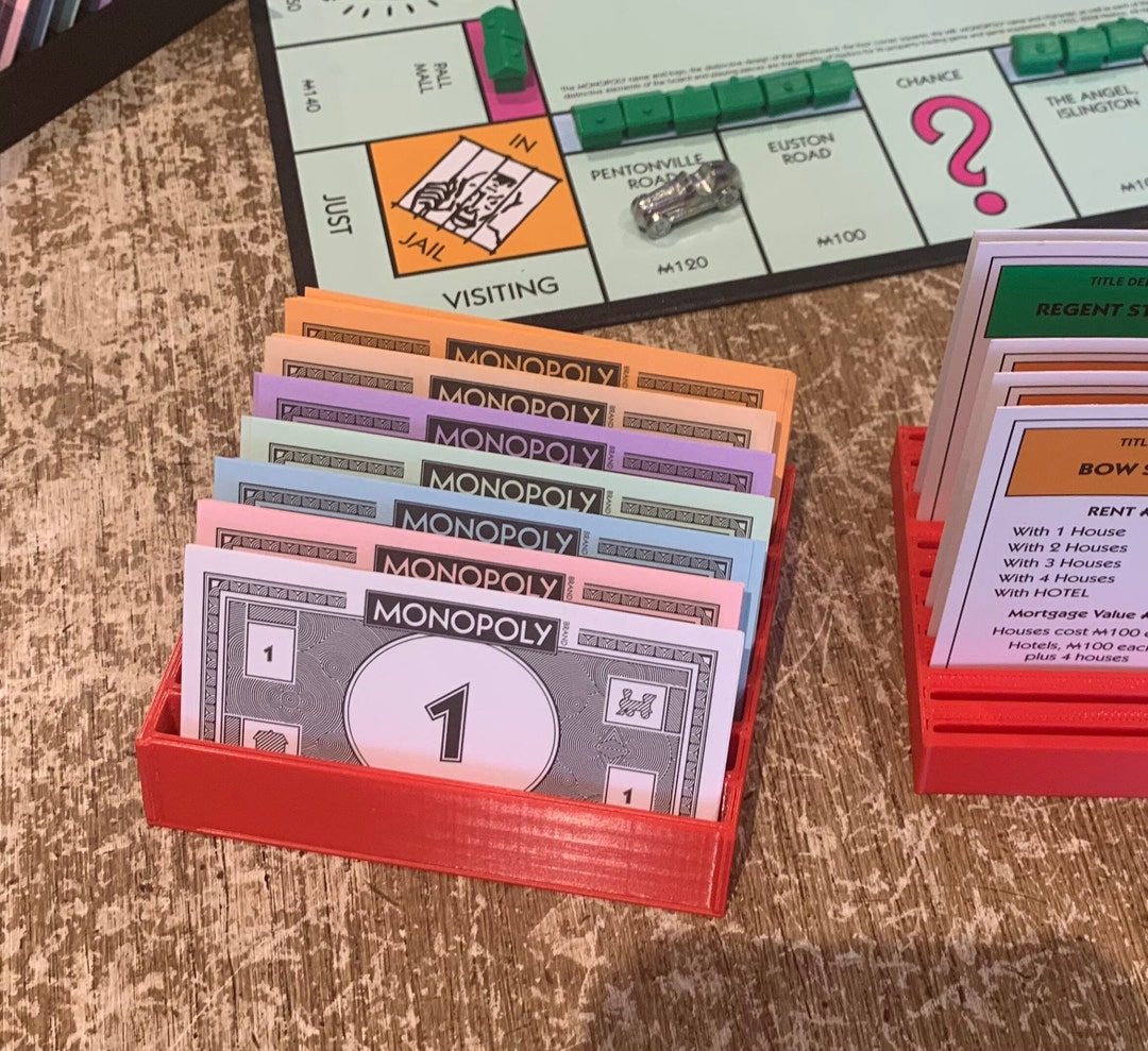 Monopoly Money Banknote Cash Holder for Holding Boardgames Money ...