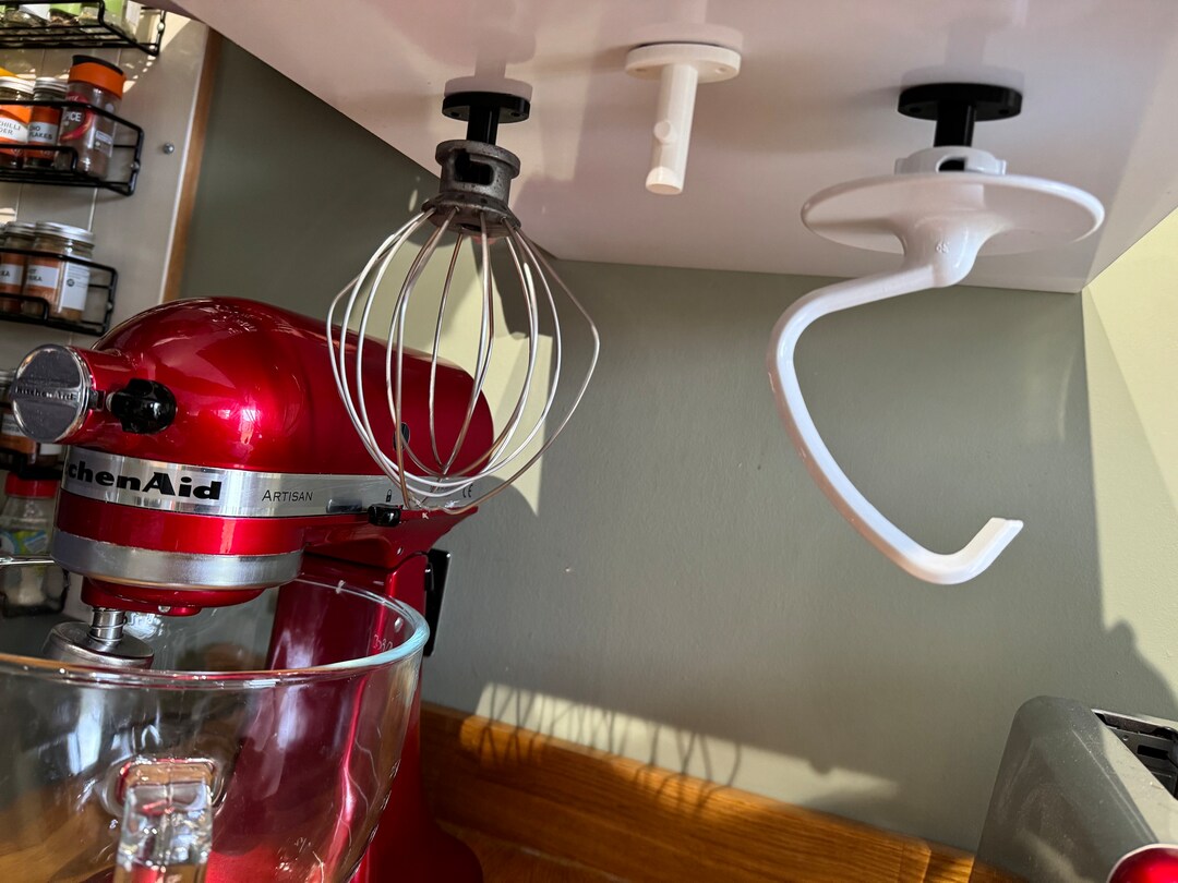 Kitchenaid Mixer Attachment Hanger - Storage Hooks - Kitchen ...