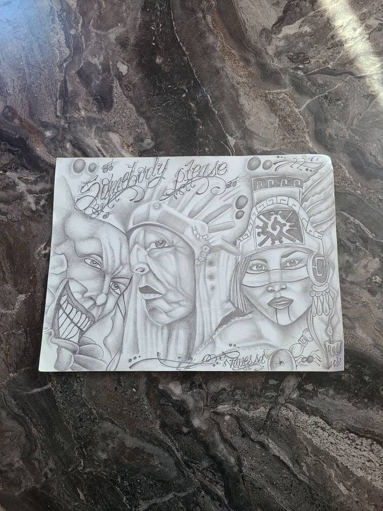 Handmade Prison Art, Pencil Art, Portraits - Etsy