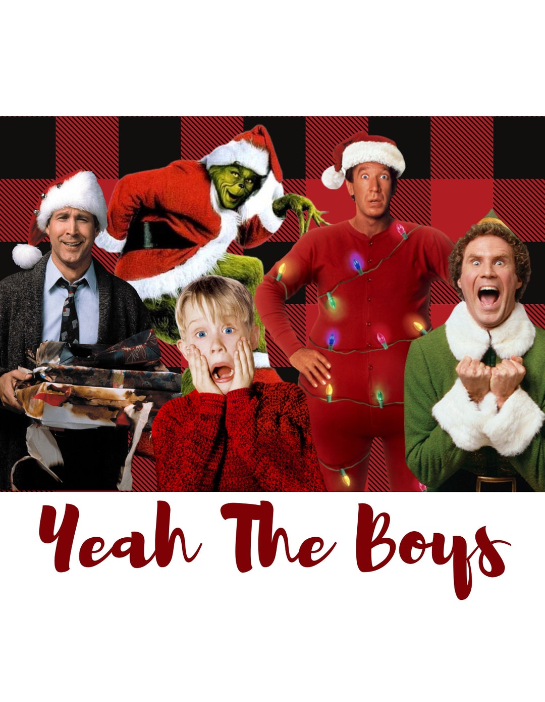 Yeah the Boys Christmas PNG - Etsy Australia