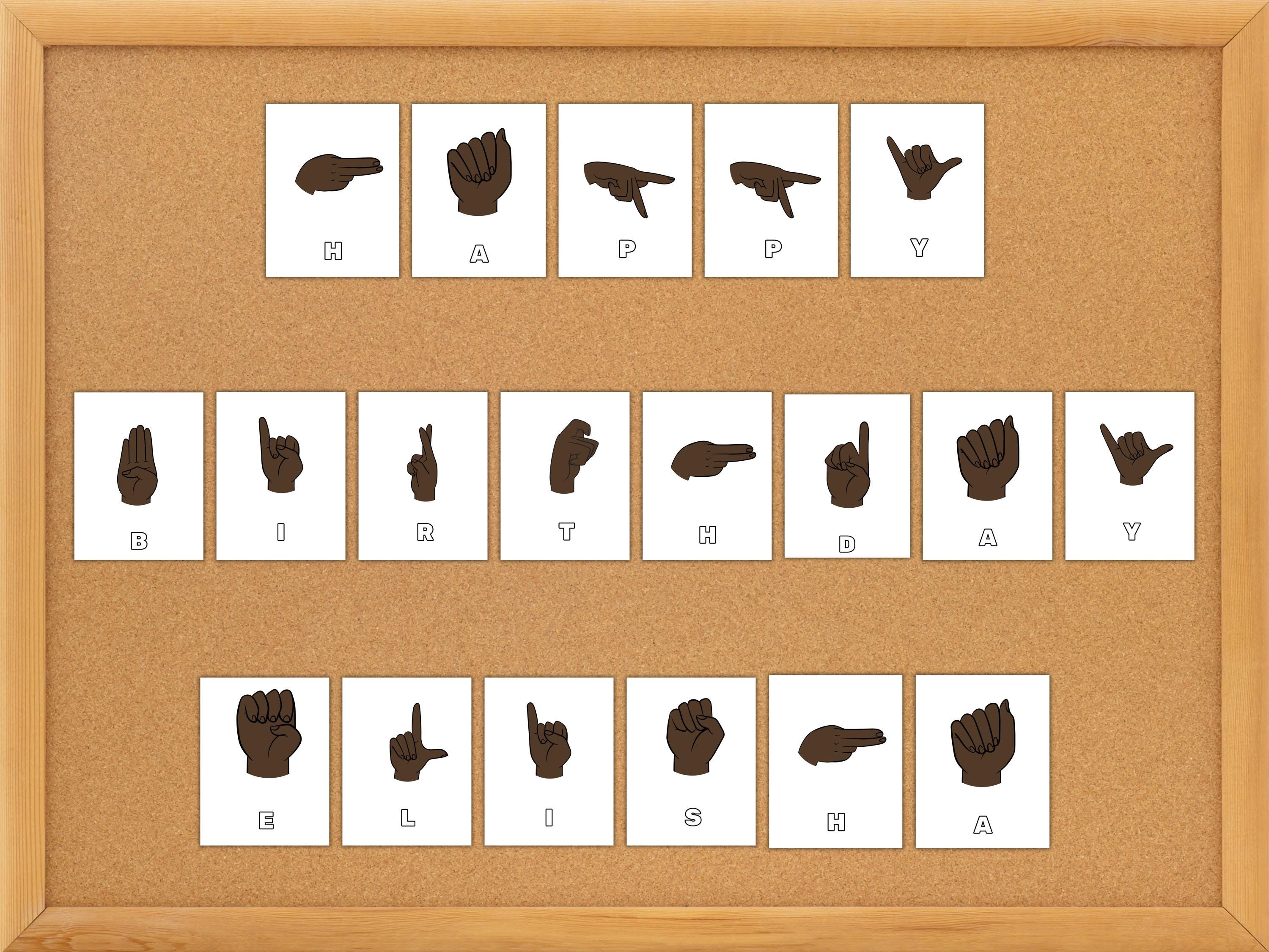 ASL Bulletin Board Kit | ASL Classroom Decor Bundle | Inclusive Posters ...