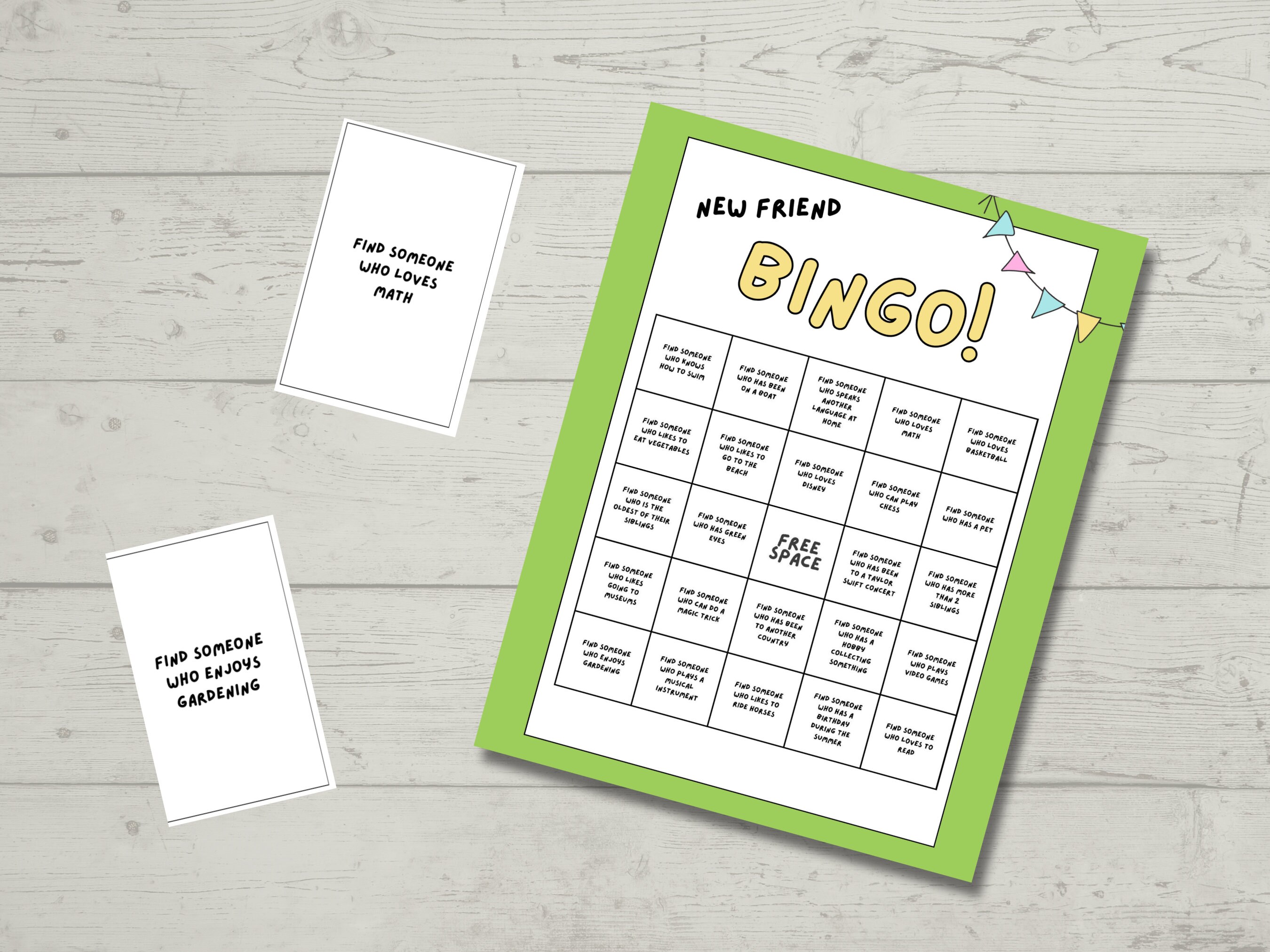 Icebreaker Bingo Game for Kids Classroom Bingo Icebreaker Activity for ...