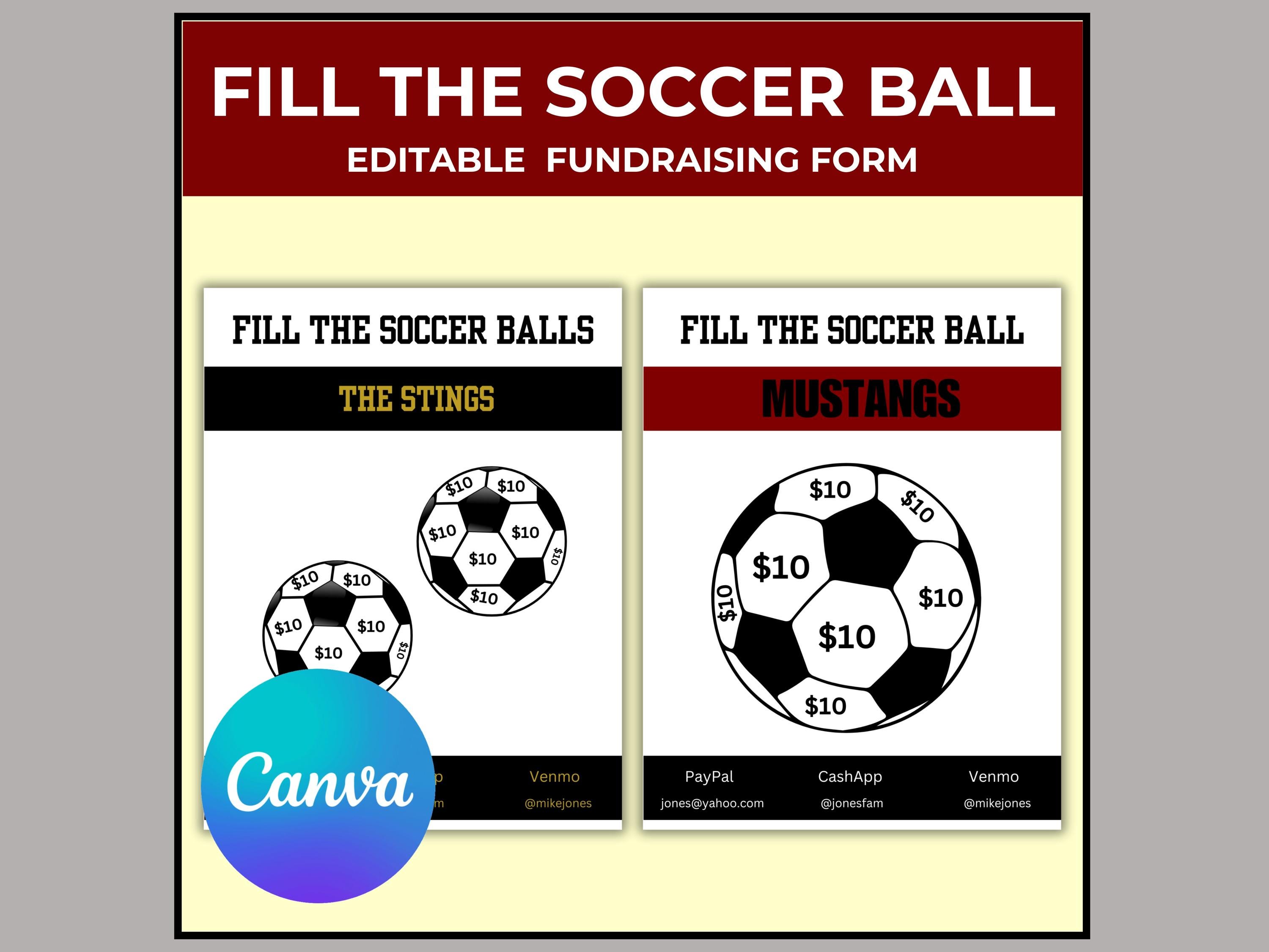 Editable Soccer Fundraiser Template | Sponsor My Team | Soccer Team ...