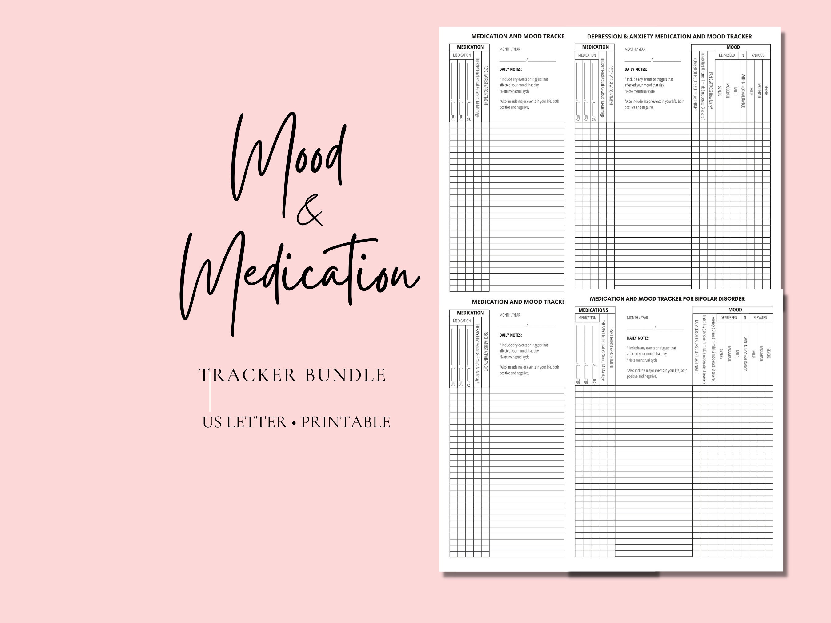Depression Medication Chart