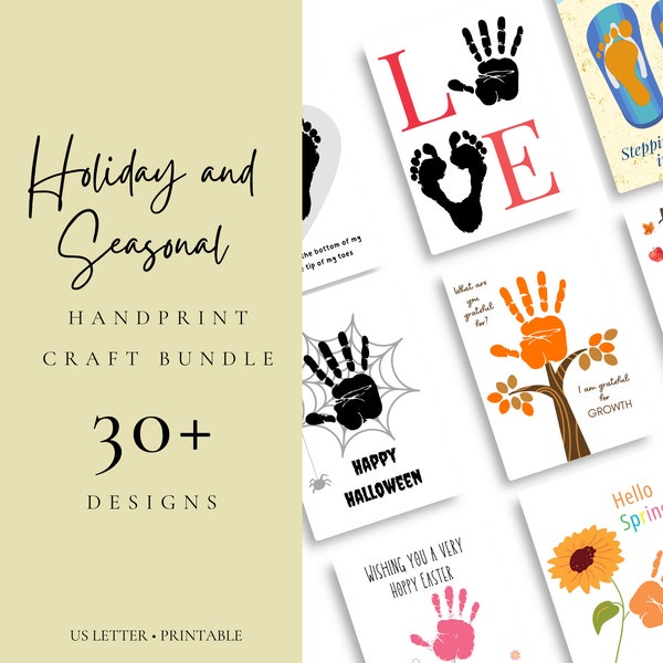 Footprint Holiday Craft - Etsy