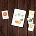 Autumn Life Cycle Printable: Apple & Pumpkin Montessori Charts (PDF) - Etsy