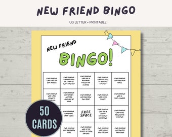 Get to Know You Bingo Icebreaker for Kids - Etsy