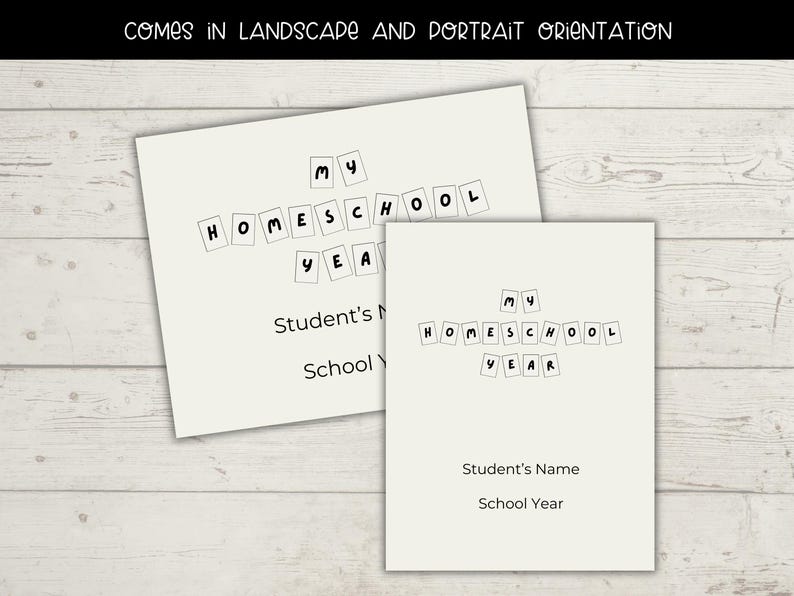 Editable Homeschool Portfolio Template: Student Progress Tracker ...
