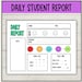 IEP Daily Report: Special Education Parent Communication Form (PDF) - Etsy