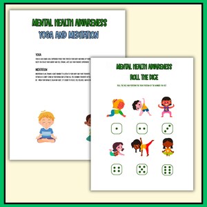 Printable Mental Health Awareness Month Activities Kit for Kids ...