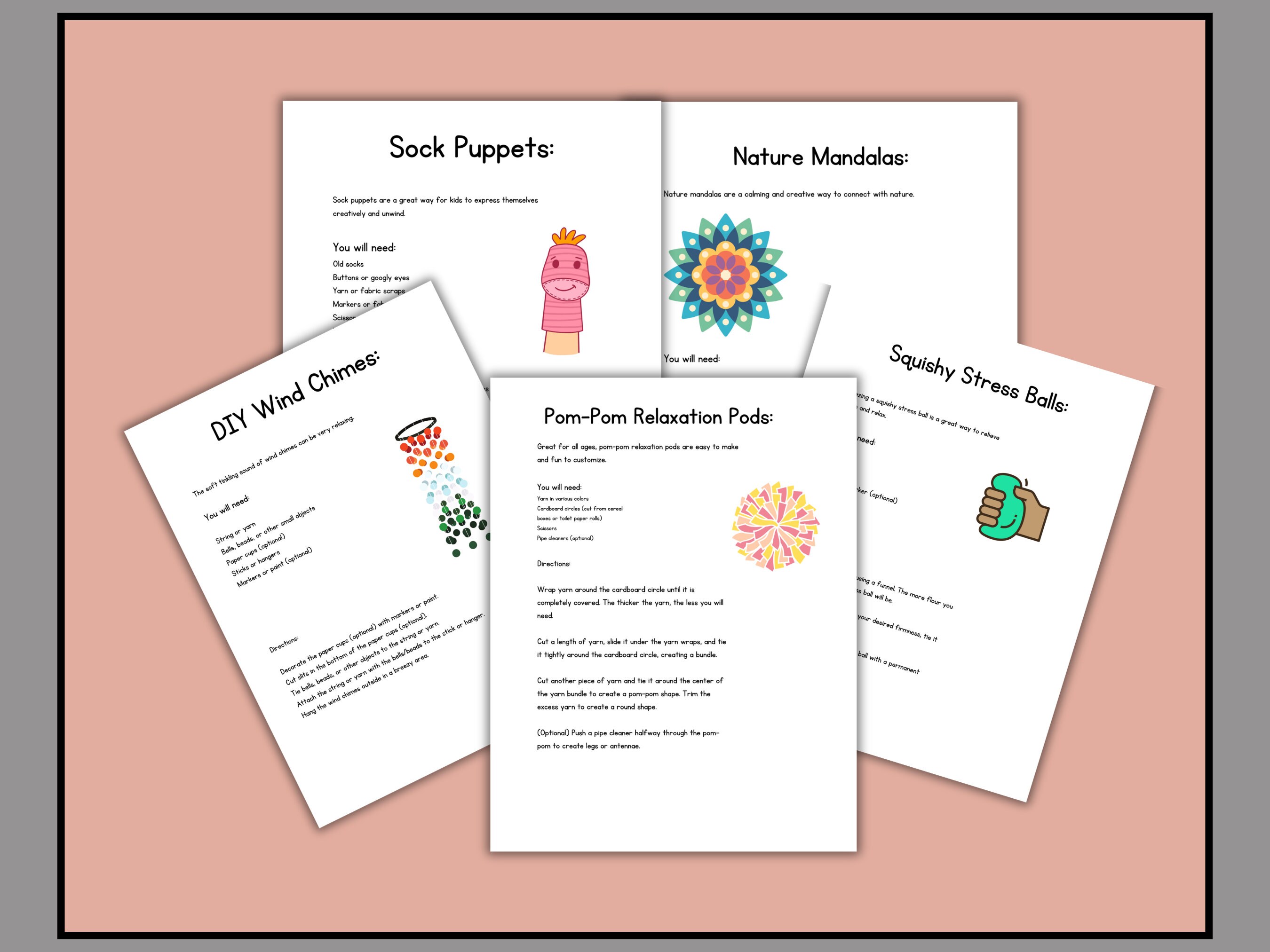 Calm Down Corner Bundle Coping Skills for Kids Self Regulation Social ...