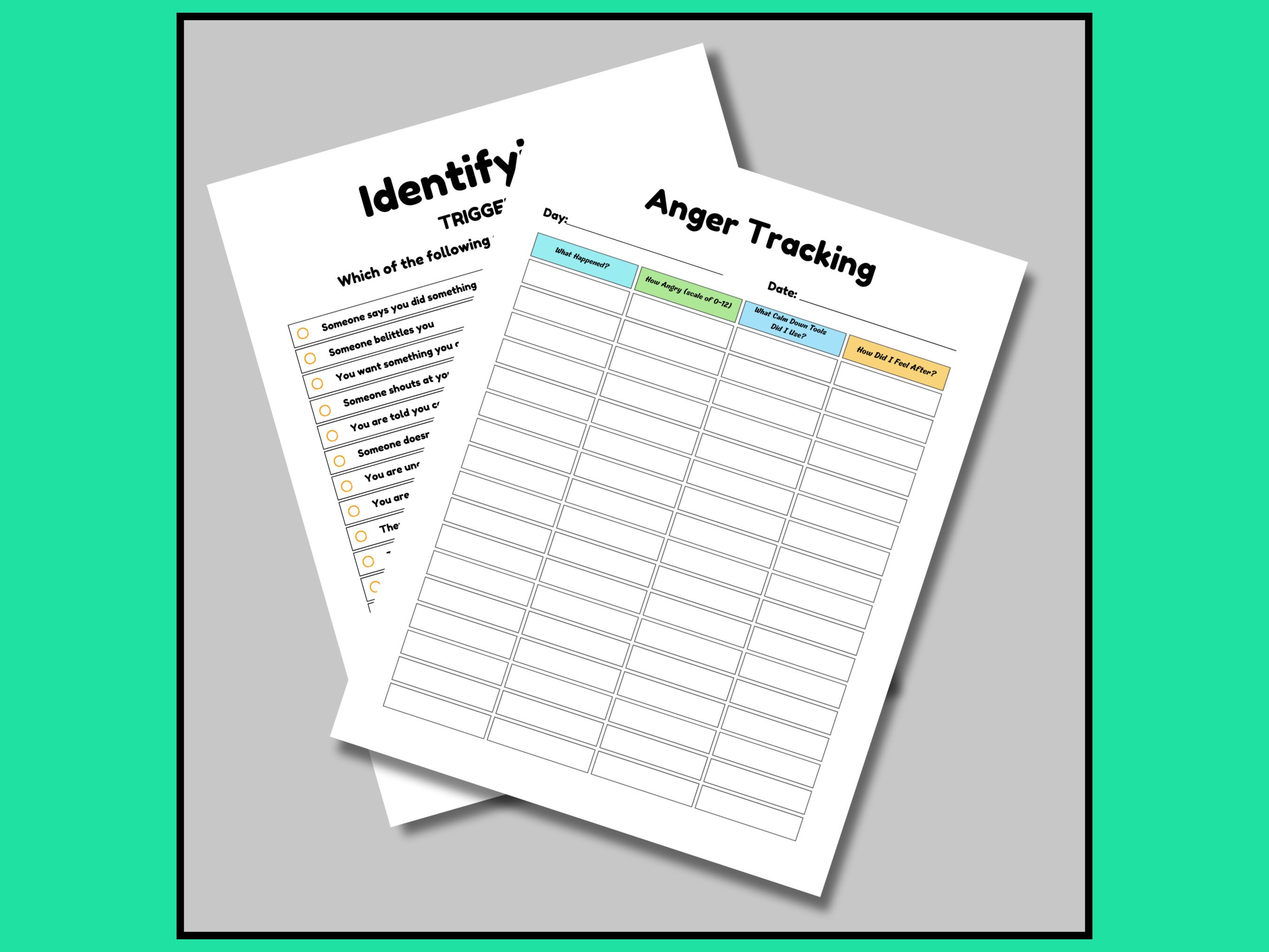 Anger Management Workbook for Kids | Emotional Regulation | Child ...