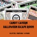 Halloween Candy Cavern Escape Room: Kids Printable Puzzle Game (PDF) - Etsy