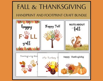 Thanksgiving Handprint Craft Printable, Thanksgiving Preschool Craft ...