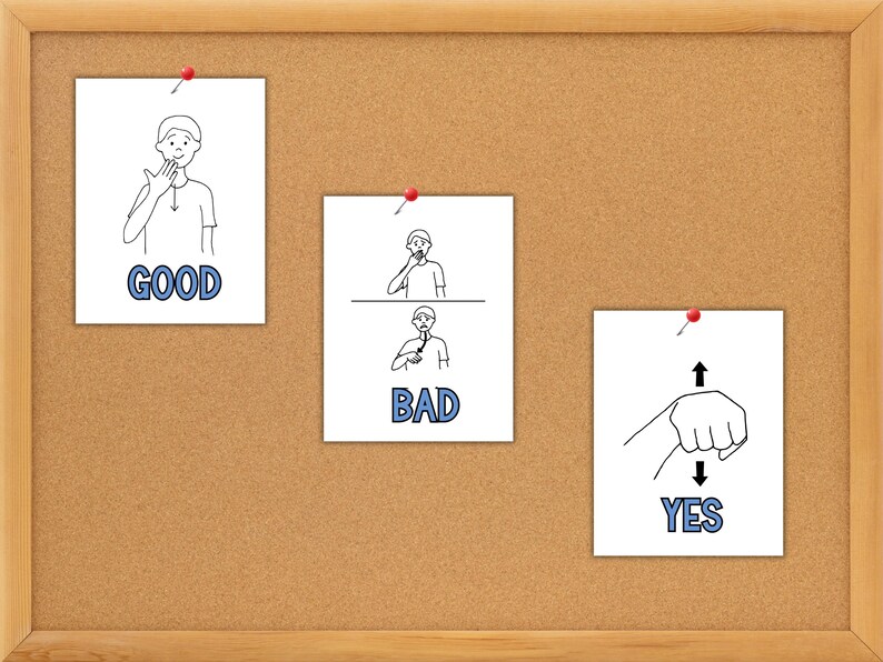 ASL Bulletin Board Kit: Sign Language Classroom Decor (digital Download ...