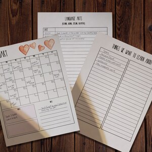 Printable Unschooling Planner Homeschool Log Homeschool | Etsy