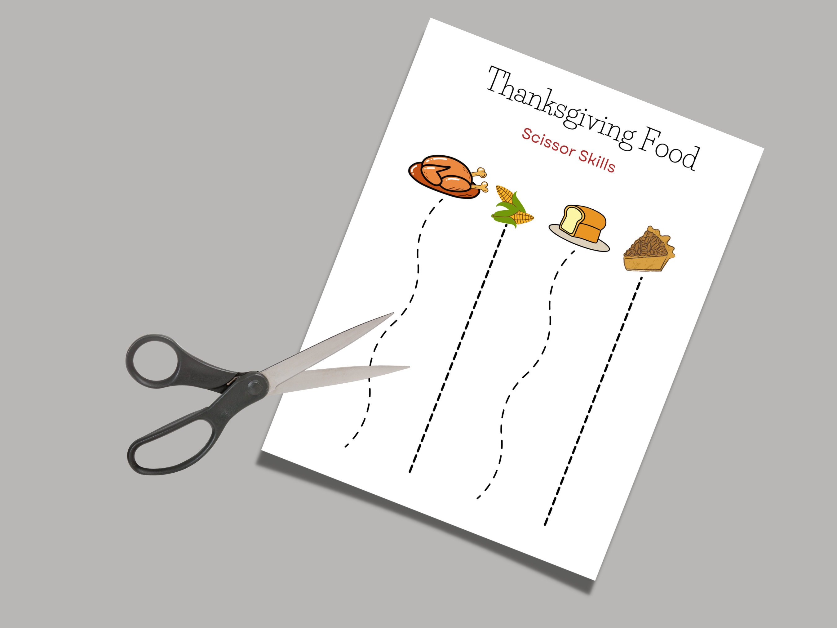 Printable Scissor Skill Worksheets for Kids | Cutting Sheets | Scissor ...