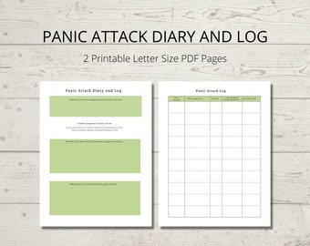 Panic Diary - Etsy
